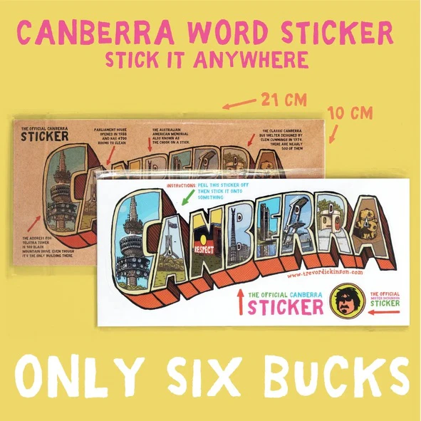 Canberra Sticker – The Shop at Old Parliament House