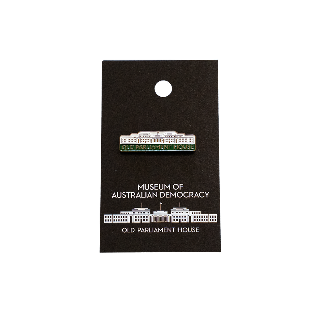 OPH Lapel Pin - Green – The Shop at Old Parliament House